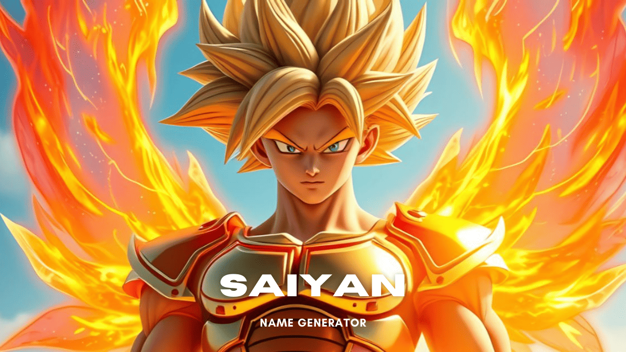 1000+ Saiyan Name Generator [2026] - Random Name Generator