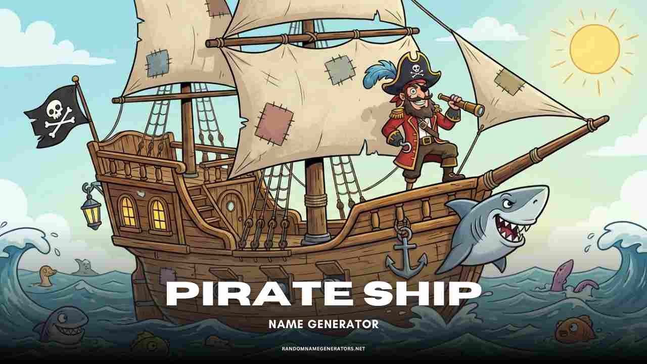1000+ Legendary Pirate Ship Name Generator [2026] - Random Name Generator